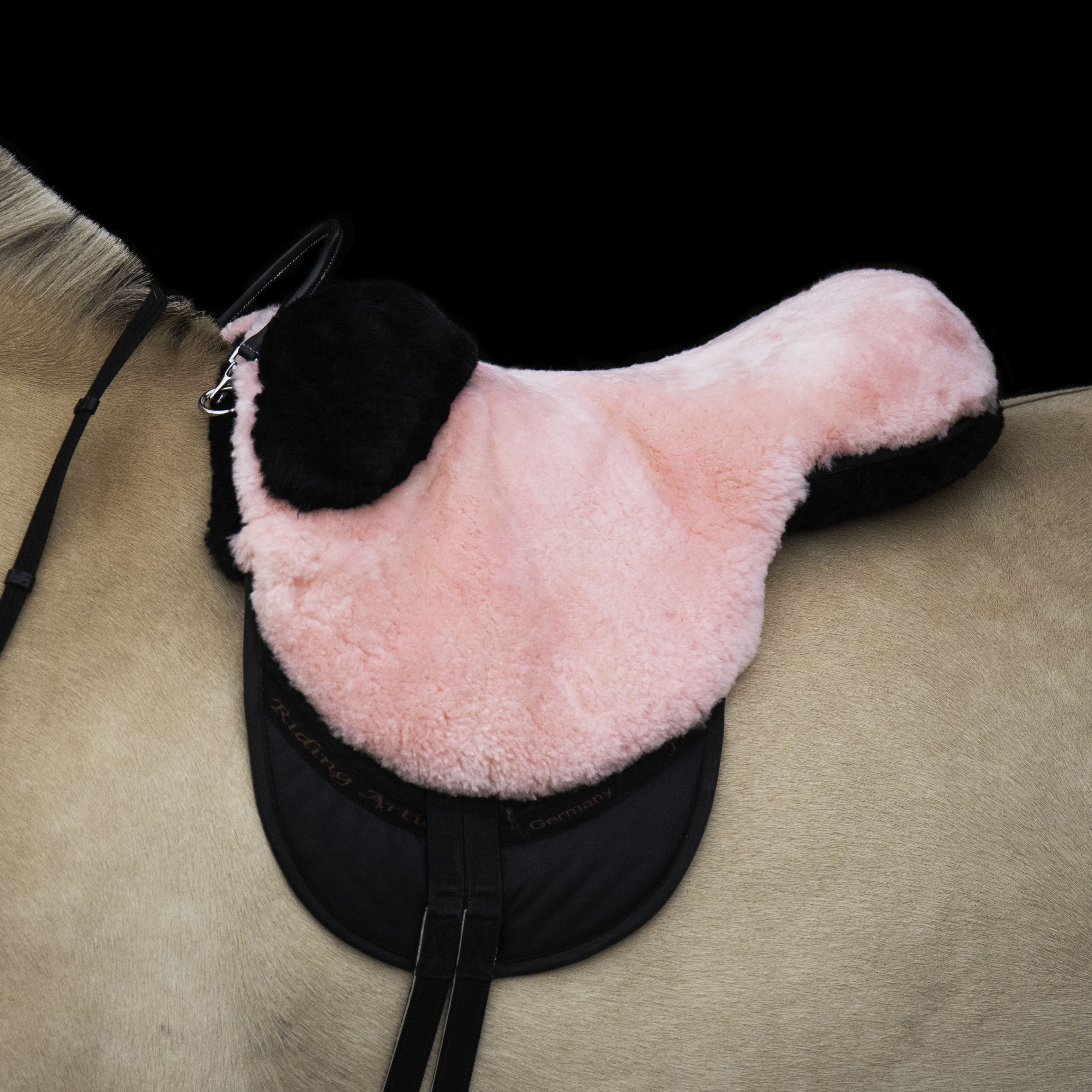 Macon extra barebackpad Merinowool pink